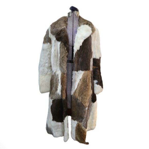 Jackets & Coats | Vintage Patchwork Fur Coat | Poshmark